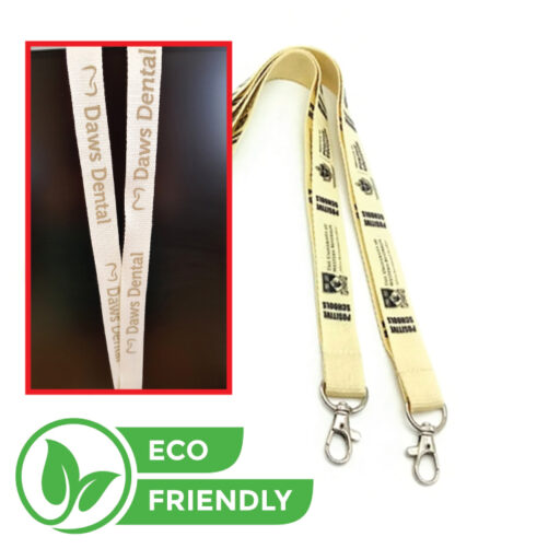 Custom Printed Eco Friendly Bamboo Lanyard