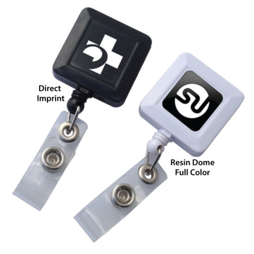 Printed Square Badge Reels