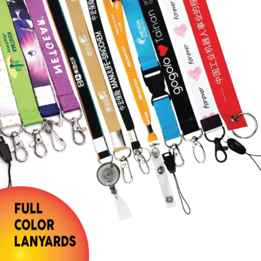 Custom Printed Lanyards - All Options, Attachments, Widths and Styles