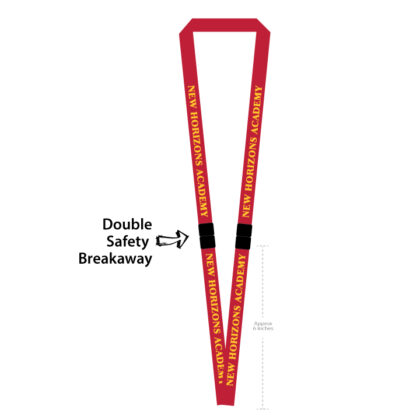 Custom Lanyards with Double Breakaway Safety