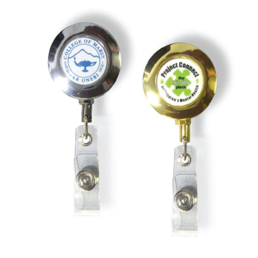 Custom Printed Metal Badge Reels